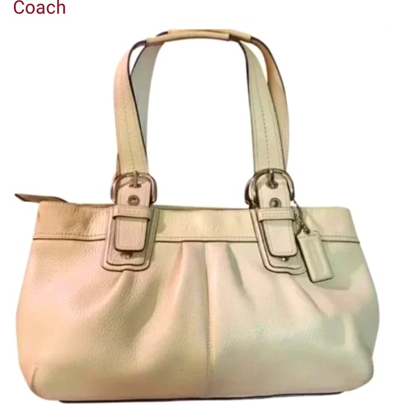 Coach | Bags | Vintage Coach Soho Pleated Shopper Tote Mo49f3732 ...